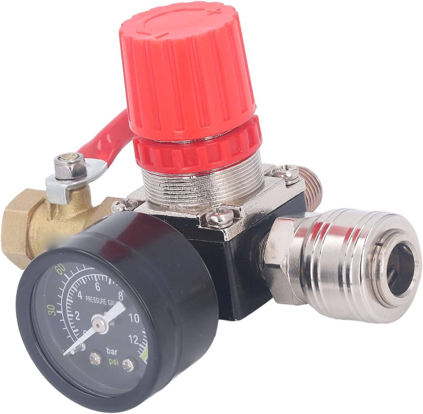 4 Way Valve Air Compressor Pressure Regulator Kit European Style Air ...