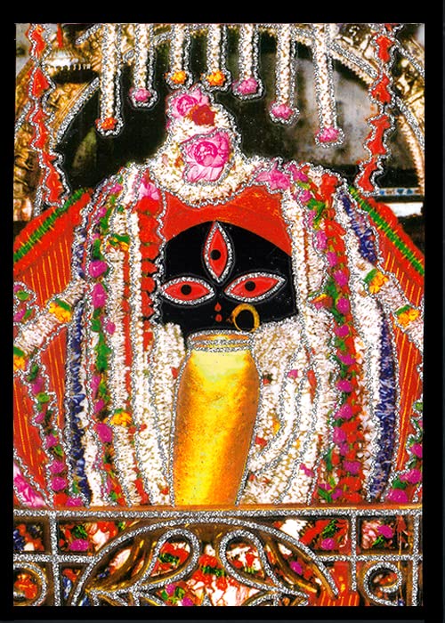 DESHKART KALI MATA KALIGHAT Laminated Photo 5 inch x 7 inch (Thickness ...