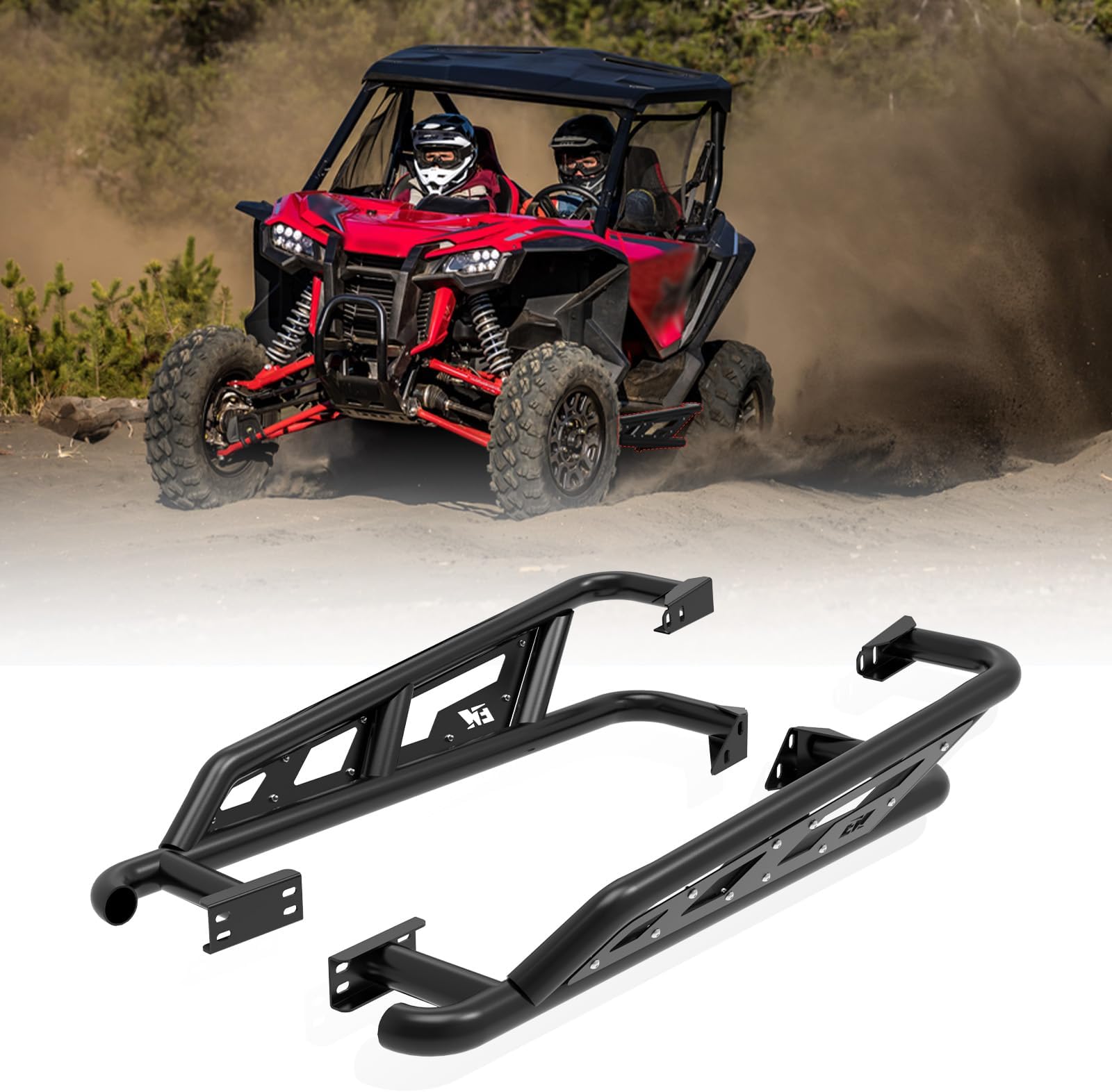 Amazon.com: ELITEWILL Rock Sliders Side Nerf Bars Aggressive Style Tree ...
