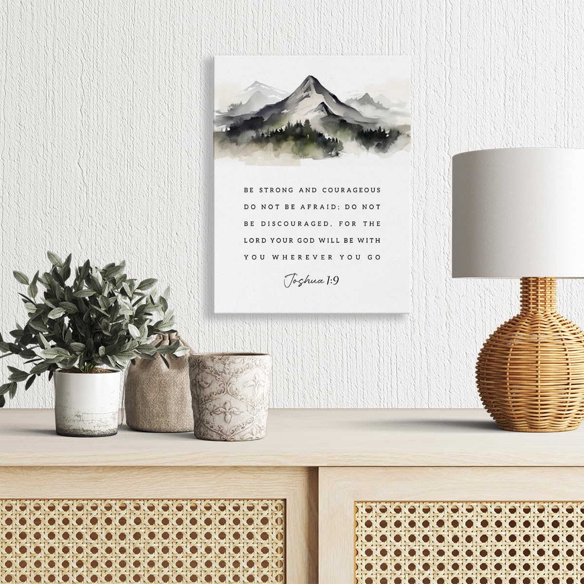 Snapklik.com : Motivation Bible Verse Canvas Wall Art Farmhouse Decor ...