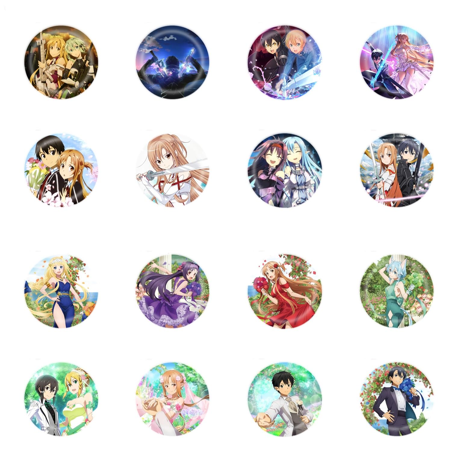 Buy Anime Pins Mixed Pack,Button Pins for Backpack,Pins for Decoration ...