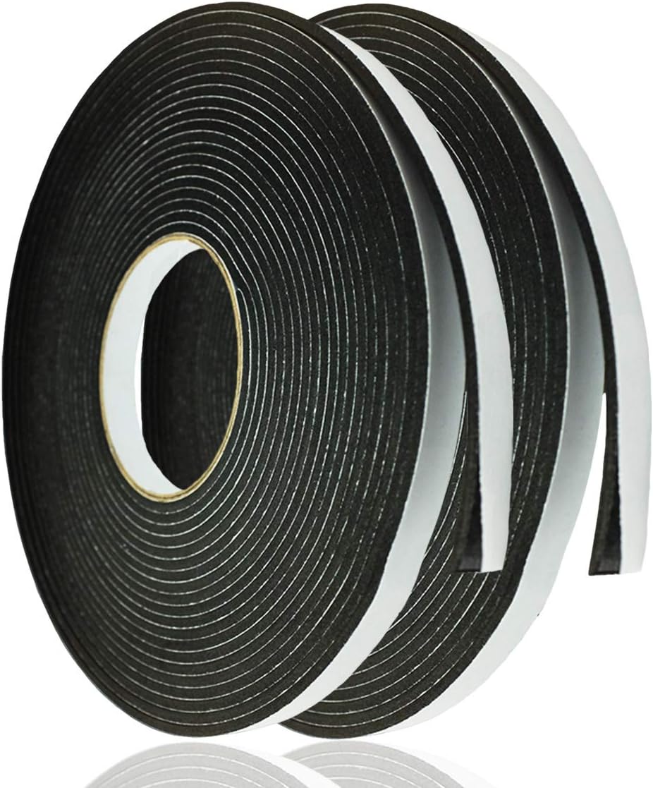 Amazon.com: Adhesive Foam Tape Weather Strip for Doors Sticky Foam ...