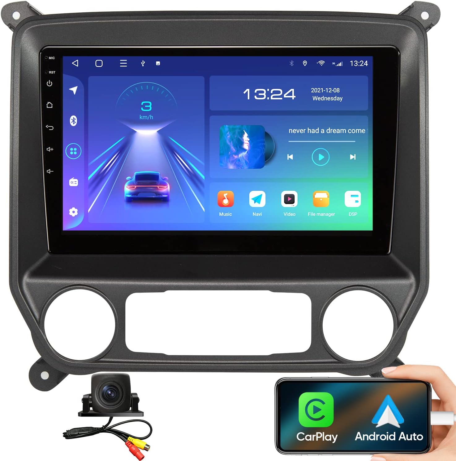 Amazon.com: Android 10 Car Stereo/Car Radio 4+64GB Replacement for ...