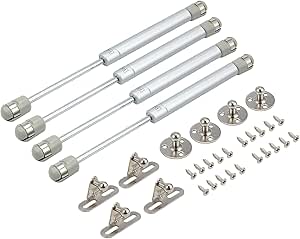 4 Pack 100N/22.5lb Gas Strut Lift Support Gas Spring Lid Support Gas ...
