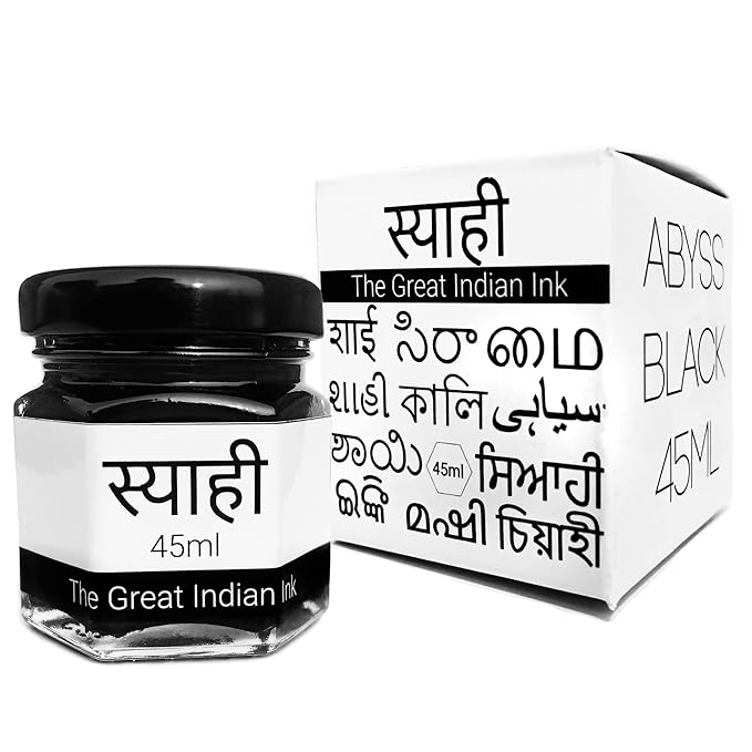 Syahi - The Great Indian Ink [Black] Fountain Pen, Calligraphy, Drawing ...