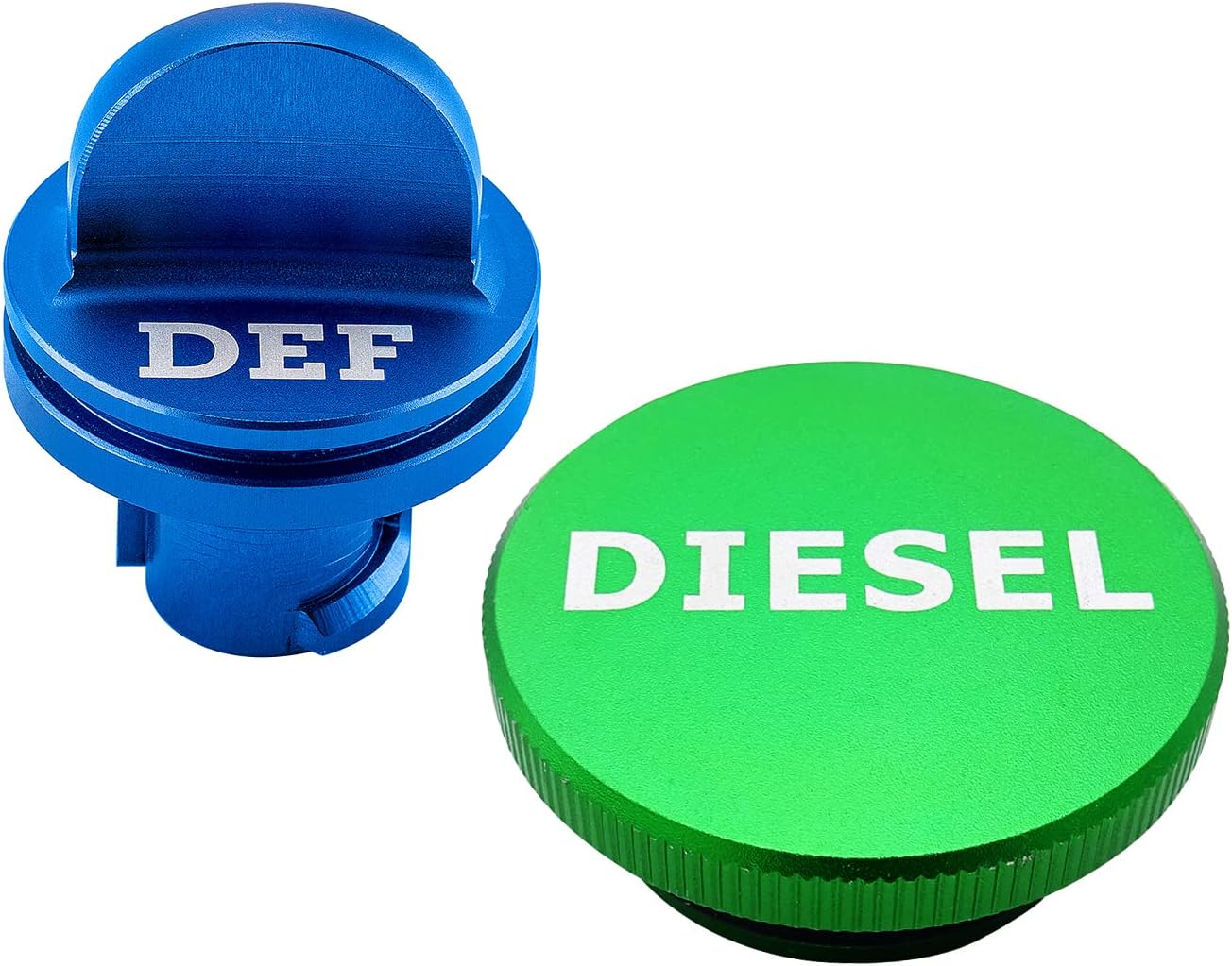 Amazon.com: WeiSen Magnetic Diesel Fuel Cap and Blue Fluid DEF Cap ...