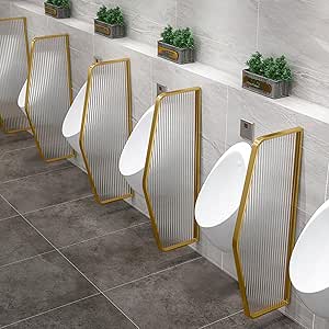 Amazon.com: Urinal Divider Partition, Wall-Mounted Men's Urinal Privacy Screen, Translucent ...