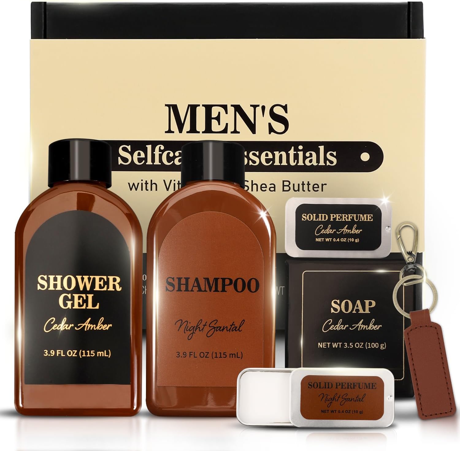 Amazon.com : Body & Earth Bath and Body Wash Sets for Men - 8pcs Spa ...