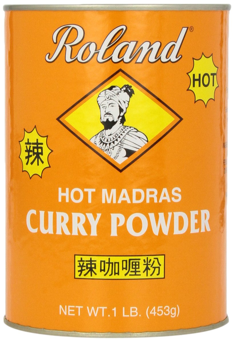 Amazon.com : Roland Foods Hot Madras Curry Powder, Specialty Imported ...