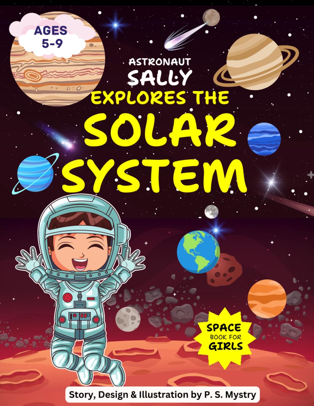 Astronaut Sally Explores The Solar System - A Space Storybook for Girls ...
