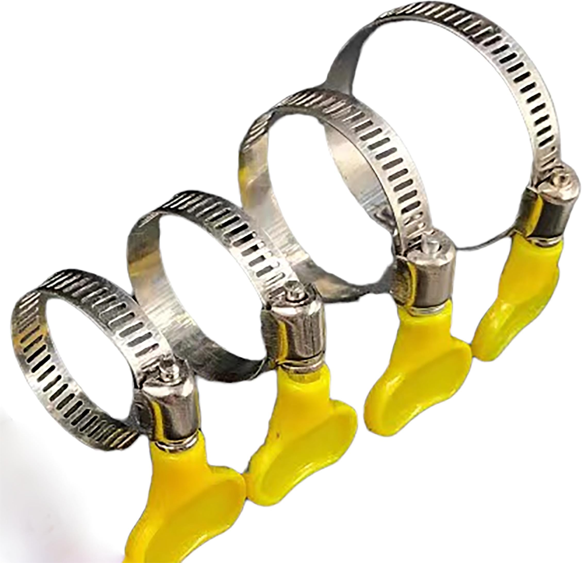 Amazon.com: SMLCON 4 Pack Stainless Steel Hose Clamps - Adjustable 2.5 ...