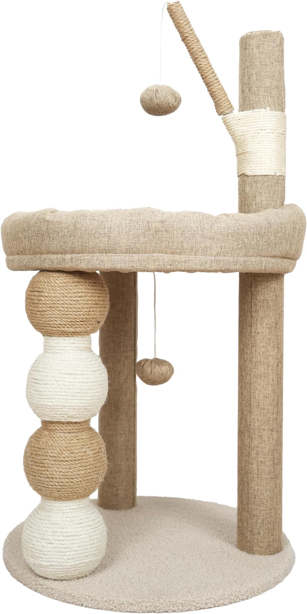Amazon.com : 30-in Small Cat Tree Tower with Sisal Scratching Posts ...