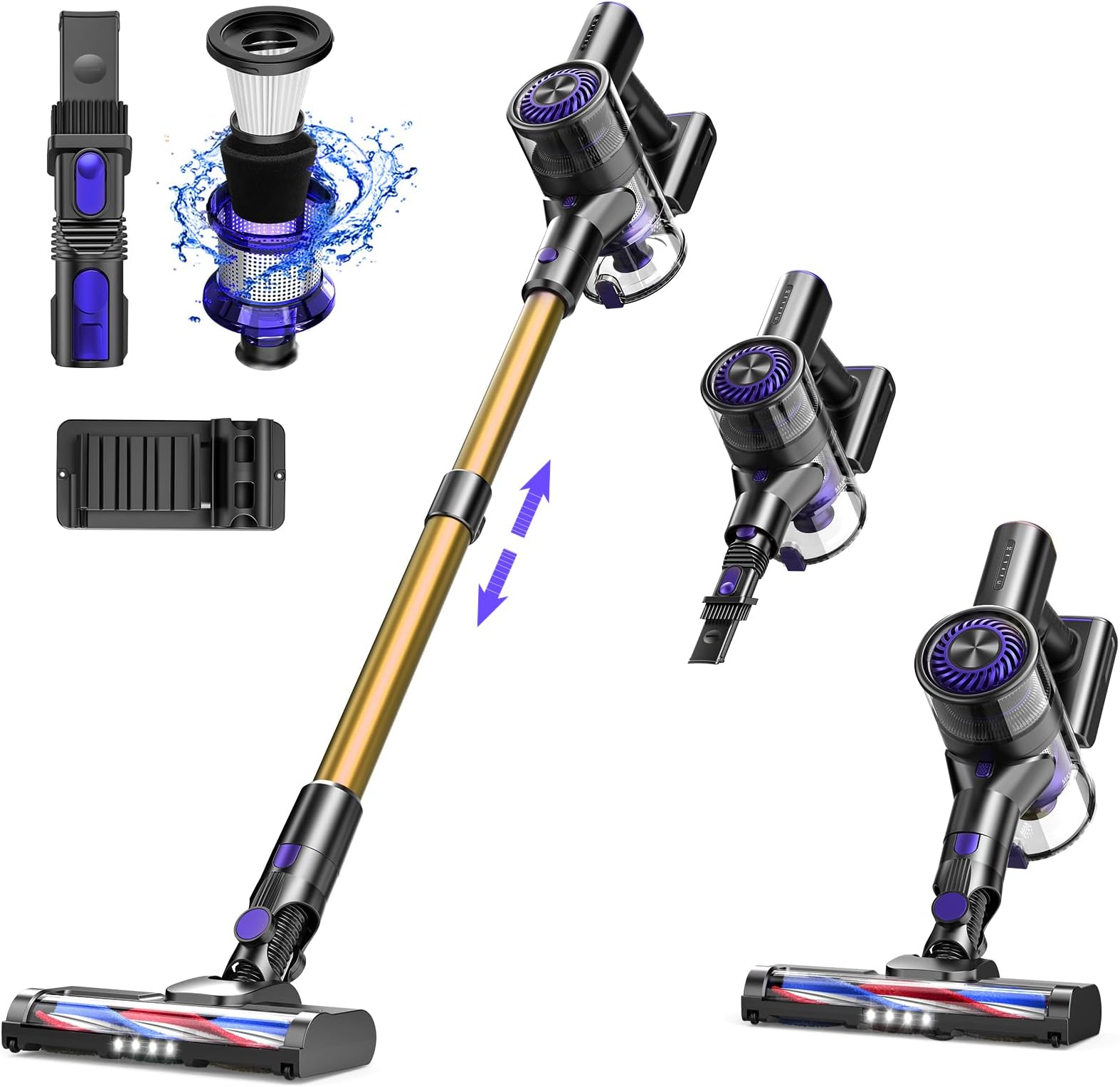 Amazon.com - PangBahay Vacuum Cleaners for Home,Cordless Vacuum Cleaner ...