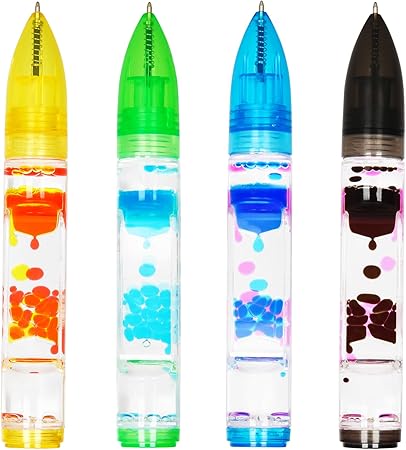Amazon.com: OCTTN Sensory Cool Pens for Kids Set of 4, Liquid Motion ...