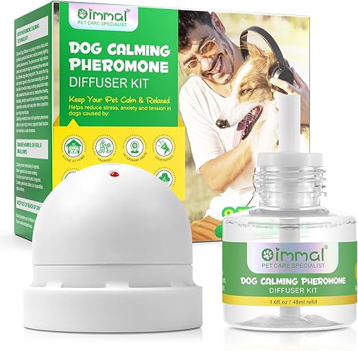 Dog Calming Pheromones Diffuser Kit, Dog & Cat Anxiety Relief Diffuser ...