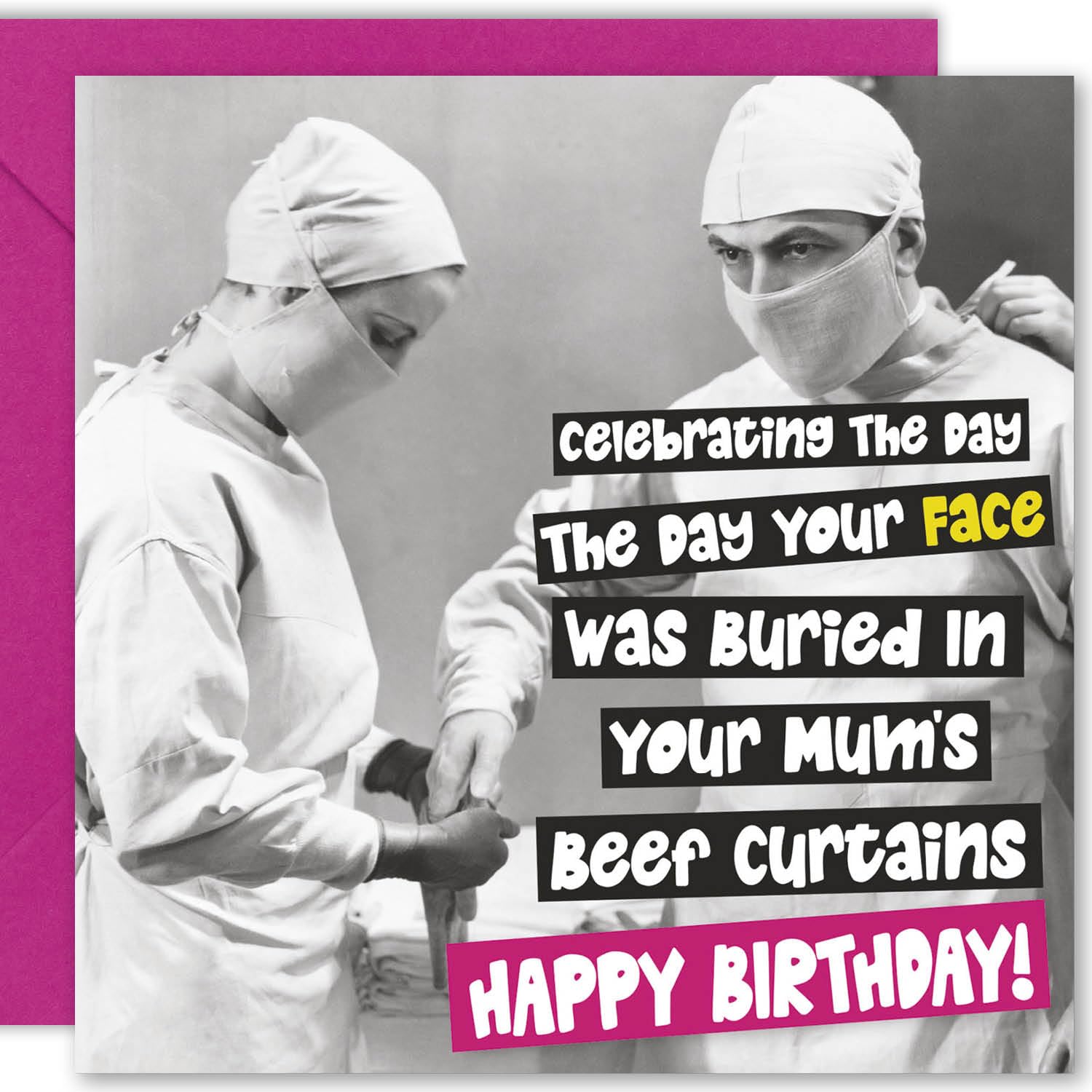 Cult Kitty Funny Birthday Cards For Men Beef Curtains Rude | Desertcart ...