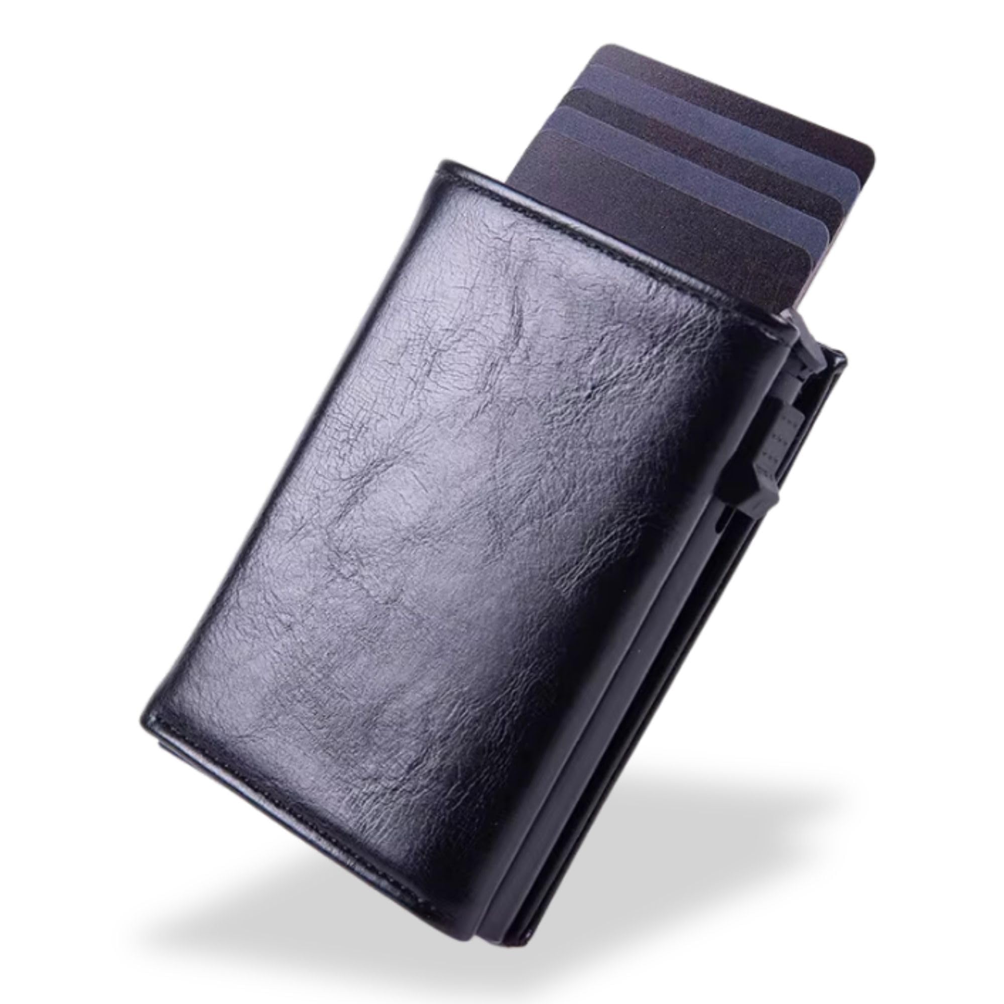 Tarjetero hombre piel, cartera wallet para caballero, RFID bloqueo anti ...