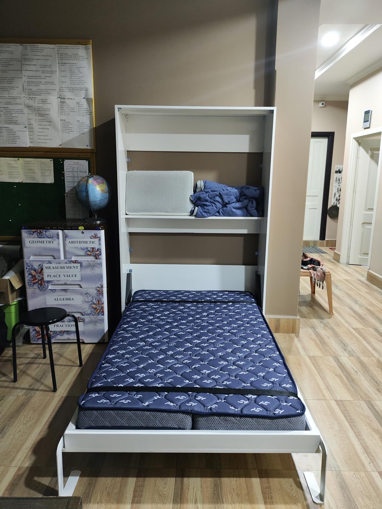 Ebco Wood Wall Bed Fitting Vertical With Clamps- 120 Kg Capacity Wbv ...