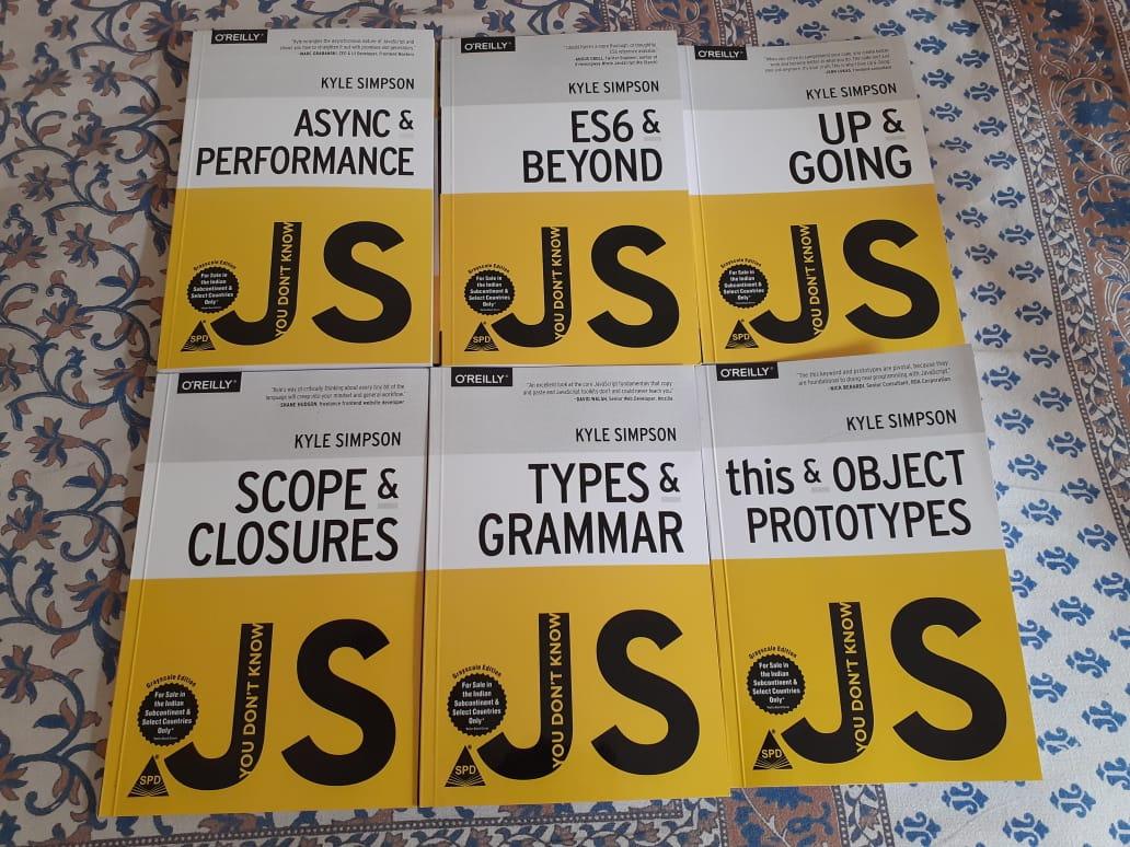You Don`t Know JS: 6 Volume Set (Greyscale Indian Edition) : Kyle ...