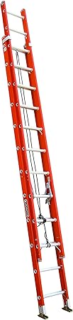 Louisville Ladder FE3224 Fiberglass Extension Ladder 300-Pound Capacity ...