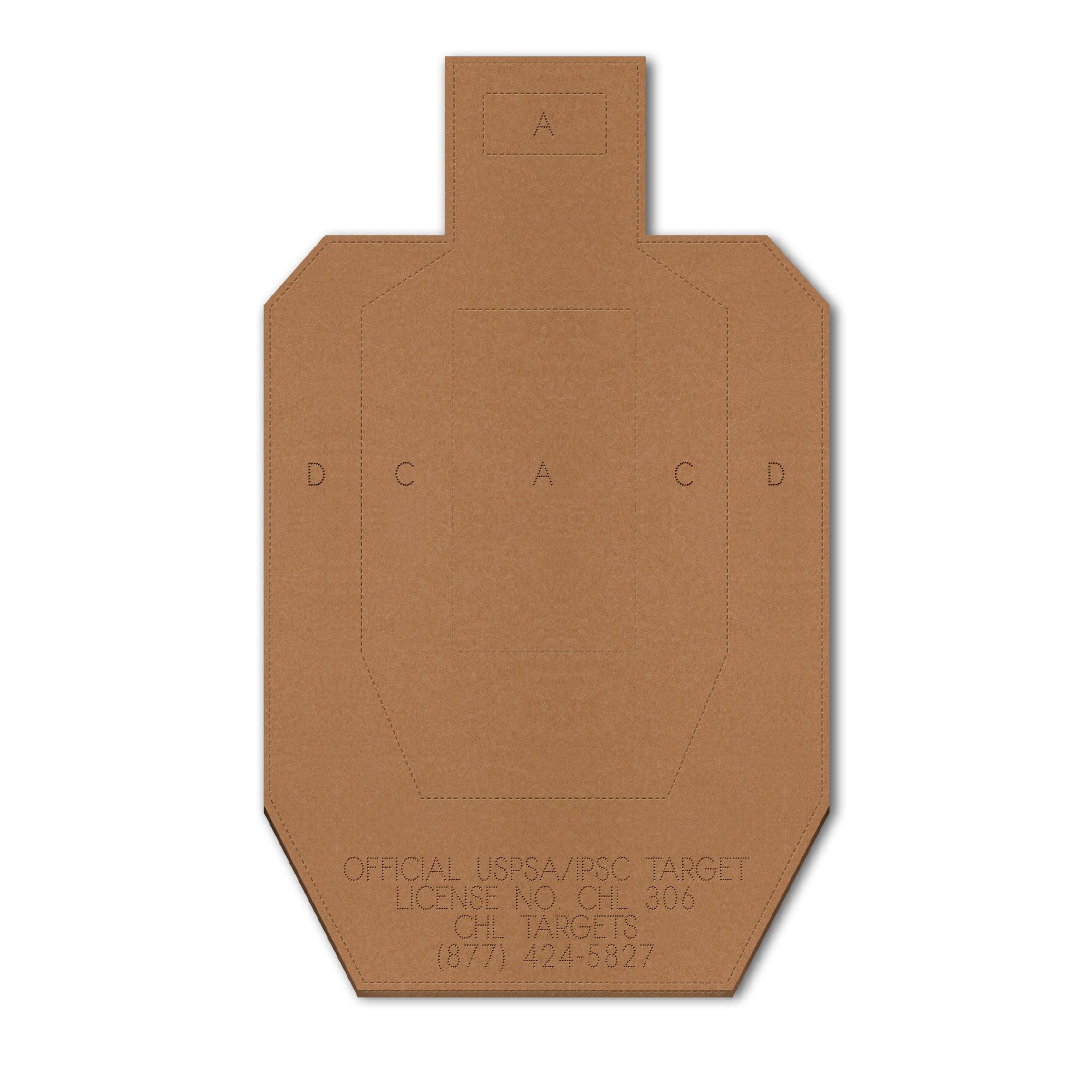 Snapklik.com : Official USPSA/IPSC Cardboard Targets, Competition Torso ...