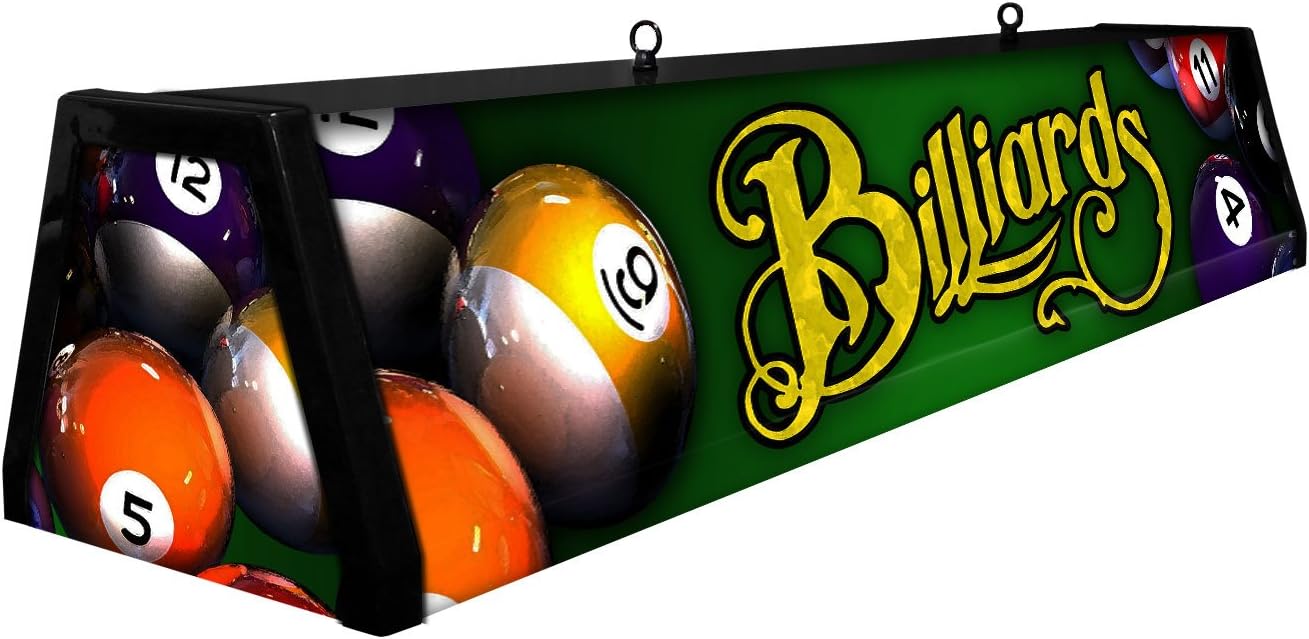 Amazon.com: 44" Acrylic Pool Table Light, Green Billiards : Tools ...