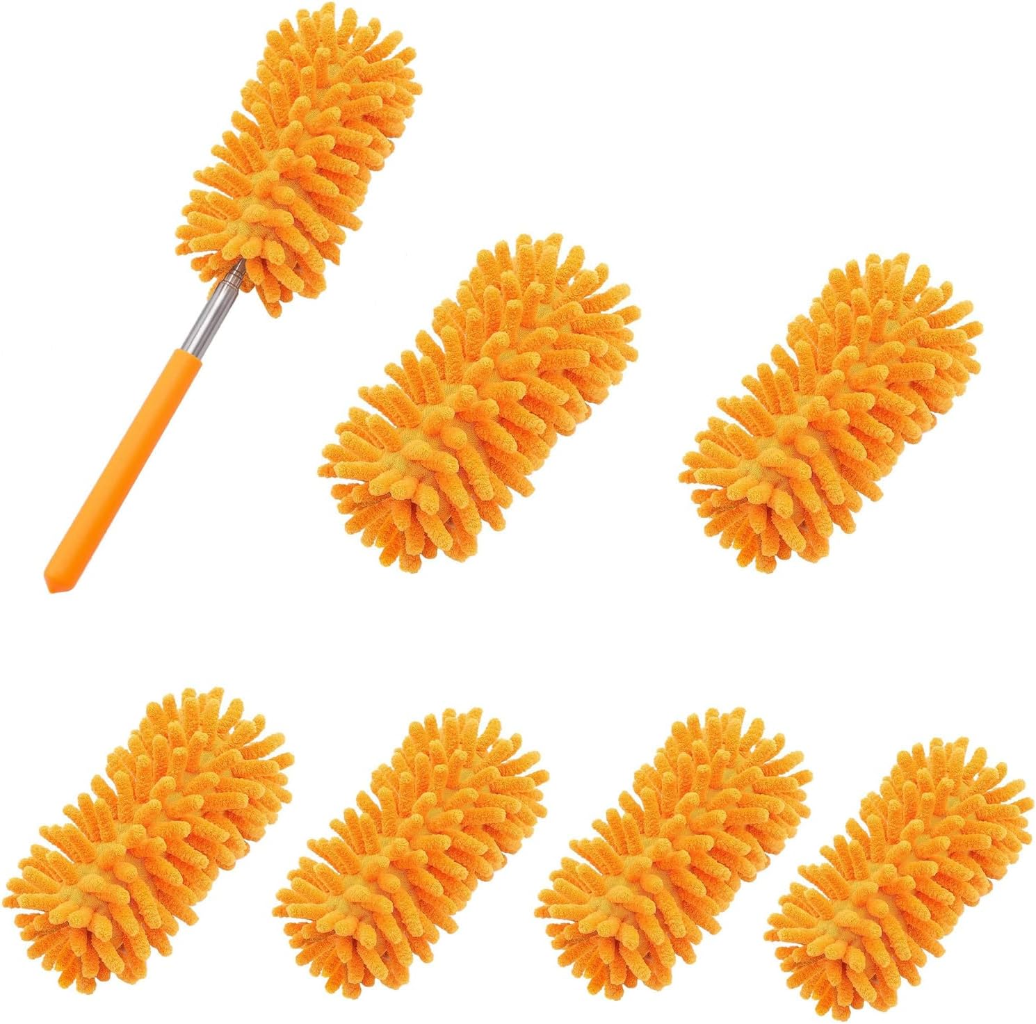 Amazon.com: Microfiber Duster for Cleaning,6 Pcs Hand Washable Dusters ...
