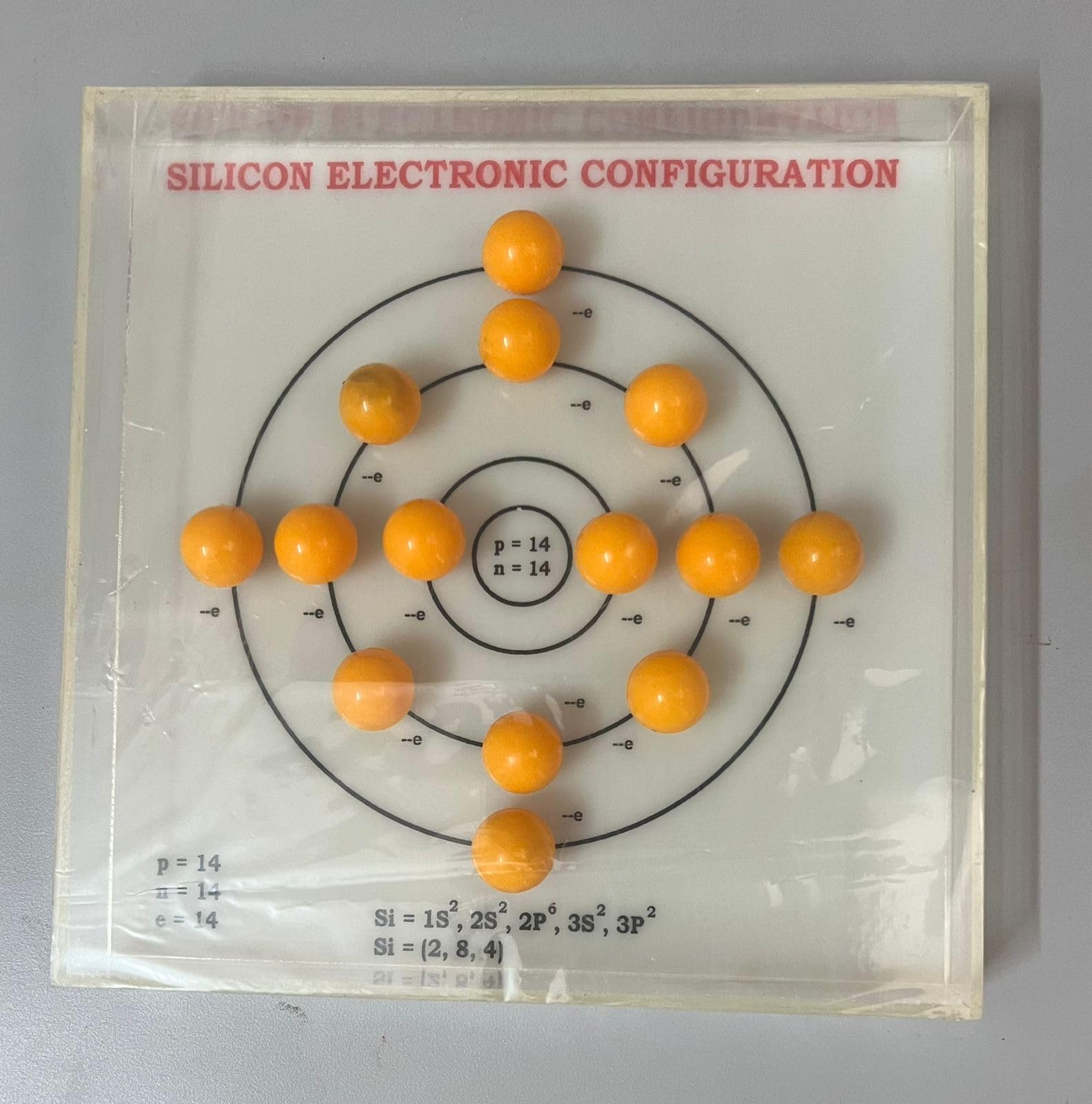 3d Atom Model Silicon