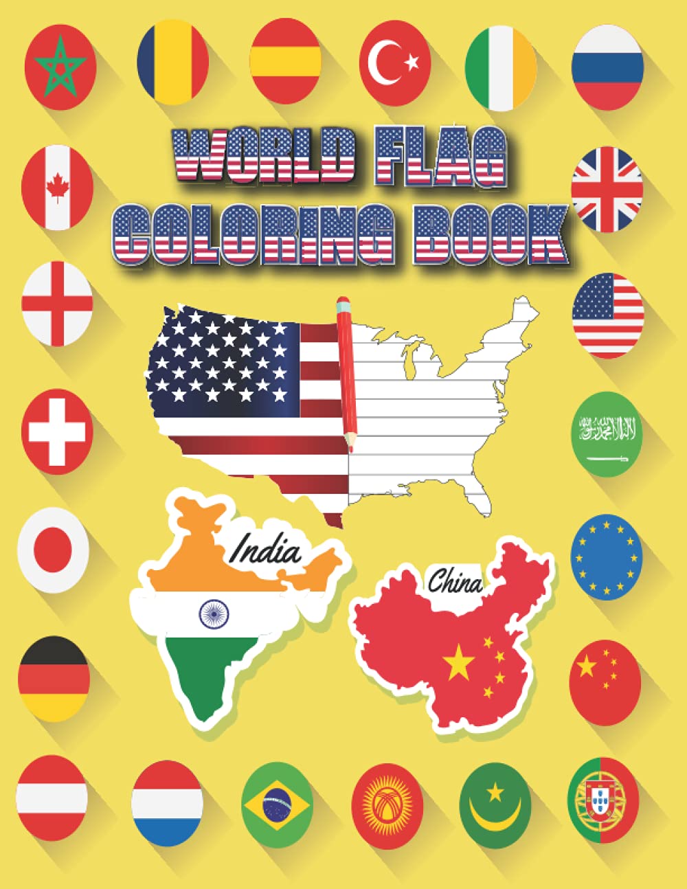 Amazon.com: world flags coloring book: A great geography gift for kids ...