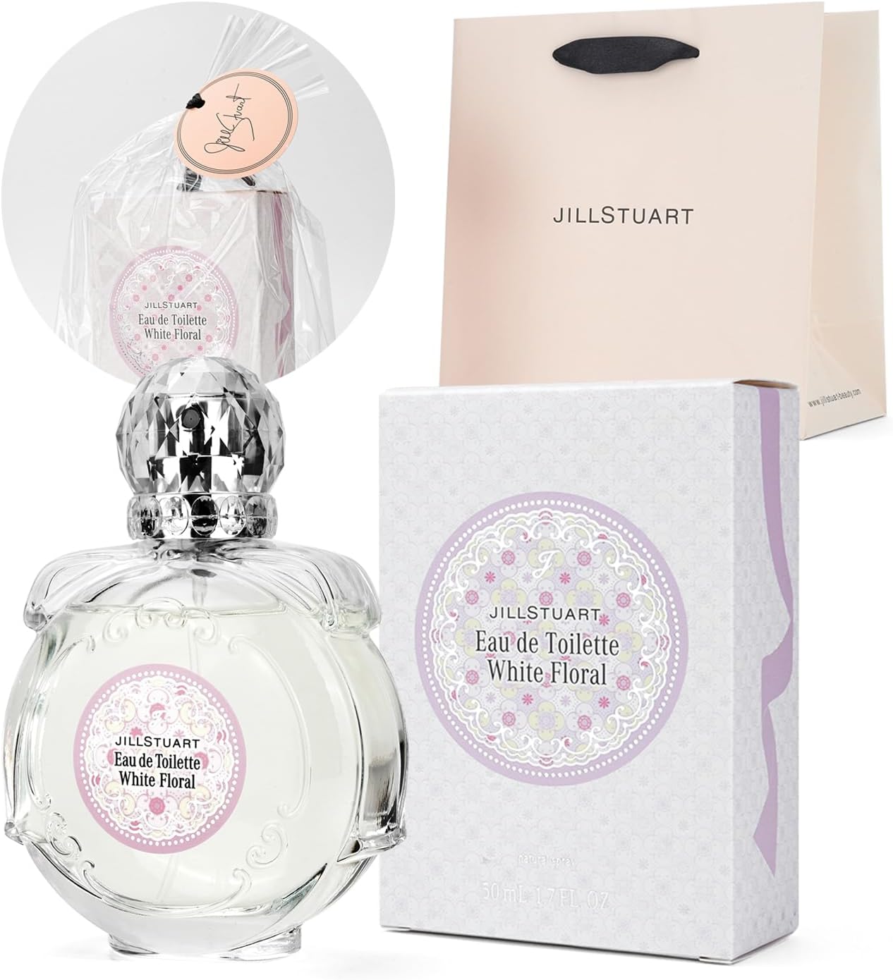 Amazon | 【国内正規品・ラッピング済み】JILL STUART ジルスチュアート ホワイトフローラル オードトワレ 50ml リニューアル EDT 香水 化粧品 誕生日 プレゼント ...