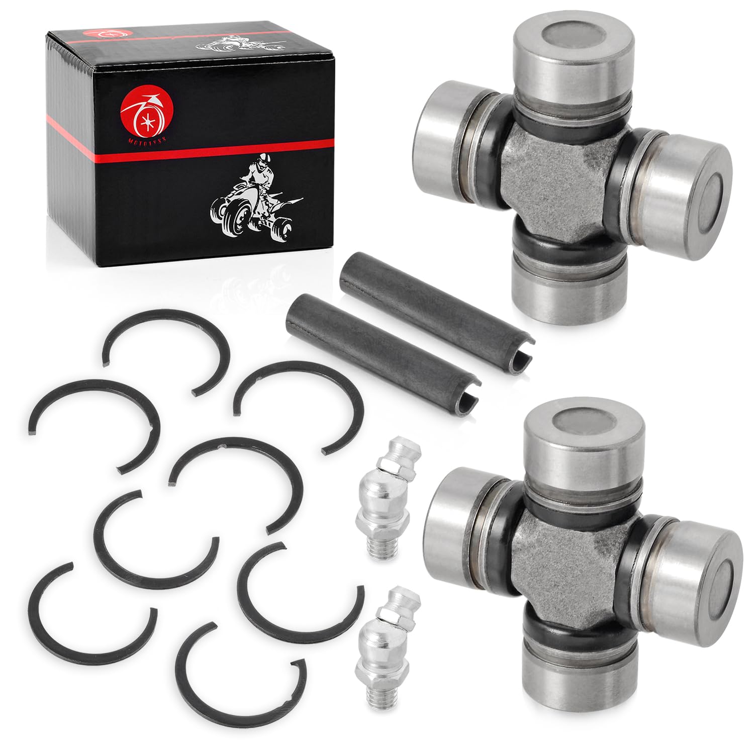 2x Front & Rear driveshaft u-joint For Polaris Ranger RZR Scrambler ...