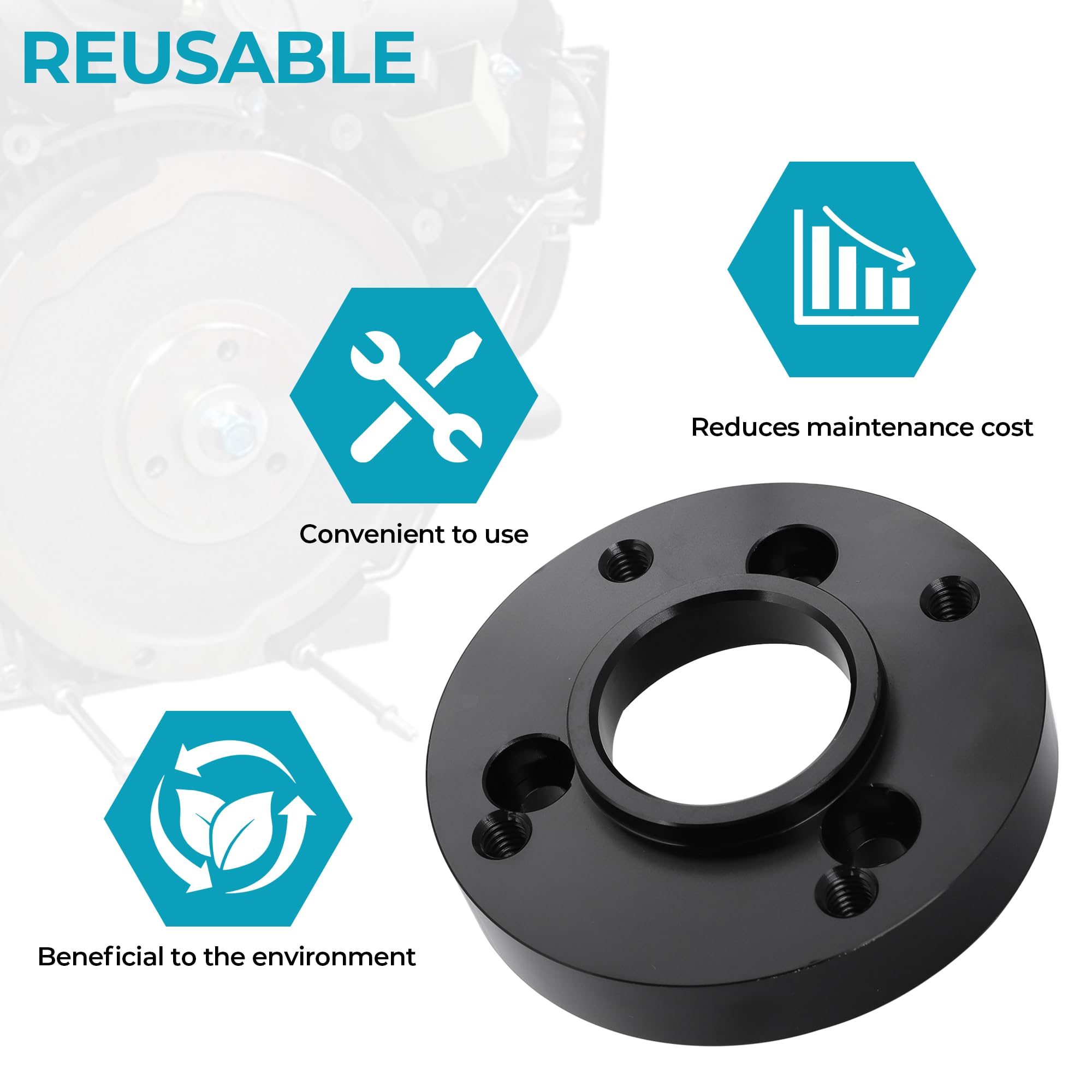 Predator 670 To Kohler Command - Billet Aluminum Riser Plate & Adapter ...