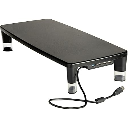 Amazon.com: 3M Adjustable Monitor Stand for Monitors and Laptops, Three ...