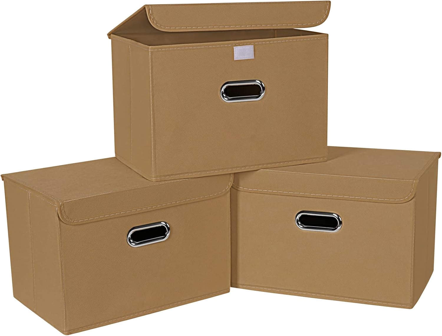 Amazon.com - SEVENDOME Linen Fabric Foldable Collapsible Storage Cube ...