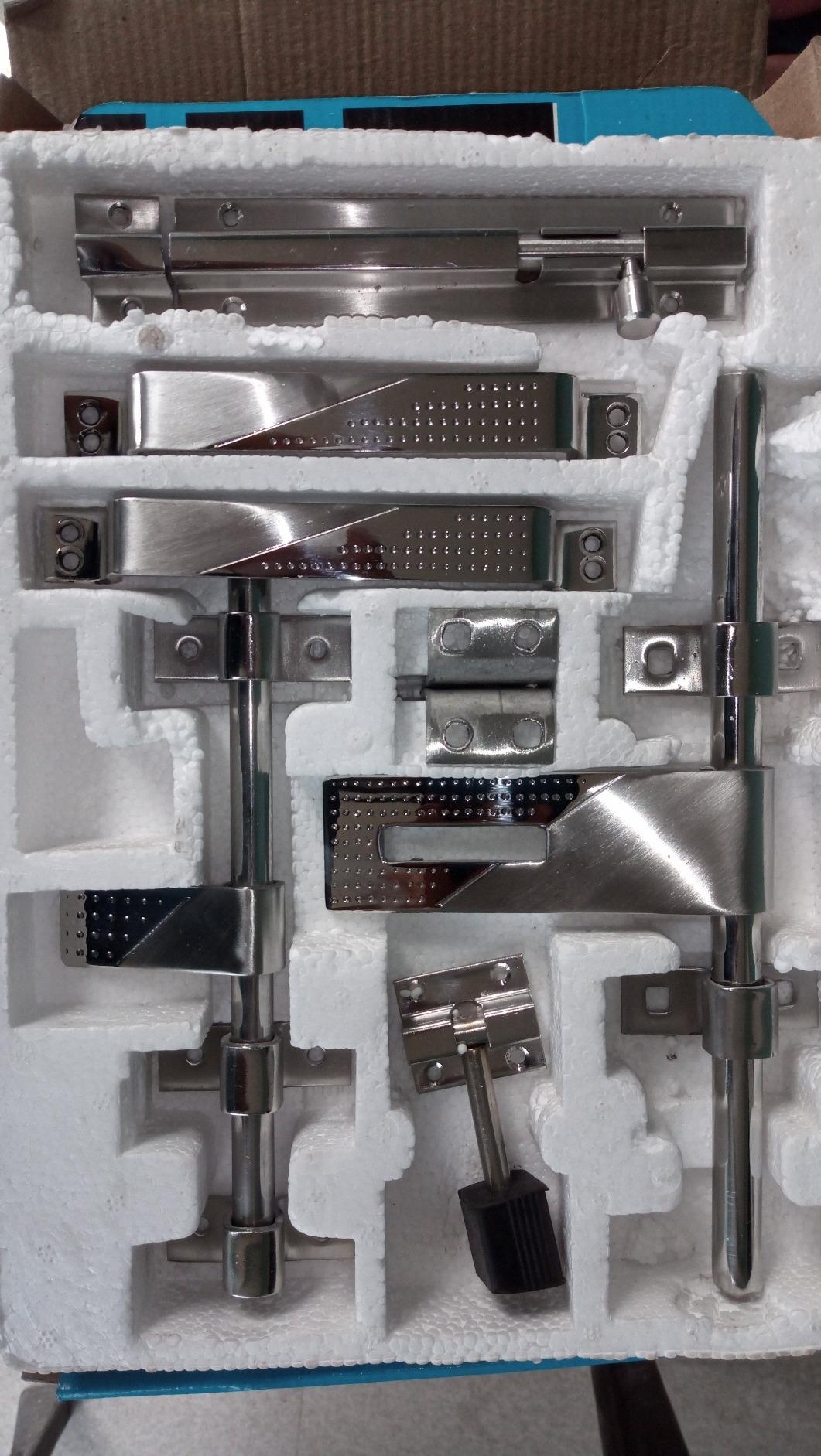 MHS Stainless Steel Decorative Door Kit Aldrop Set Accessories 10" Inch ...