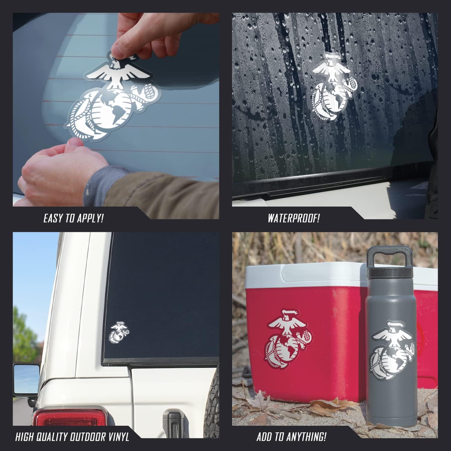 Buy Decalcomania - Marine Corps Vinyl Decal Eagle Globe & Anchor ...