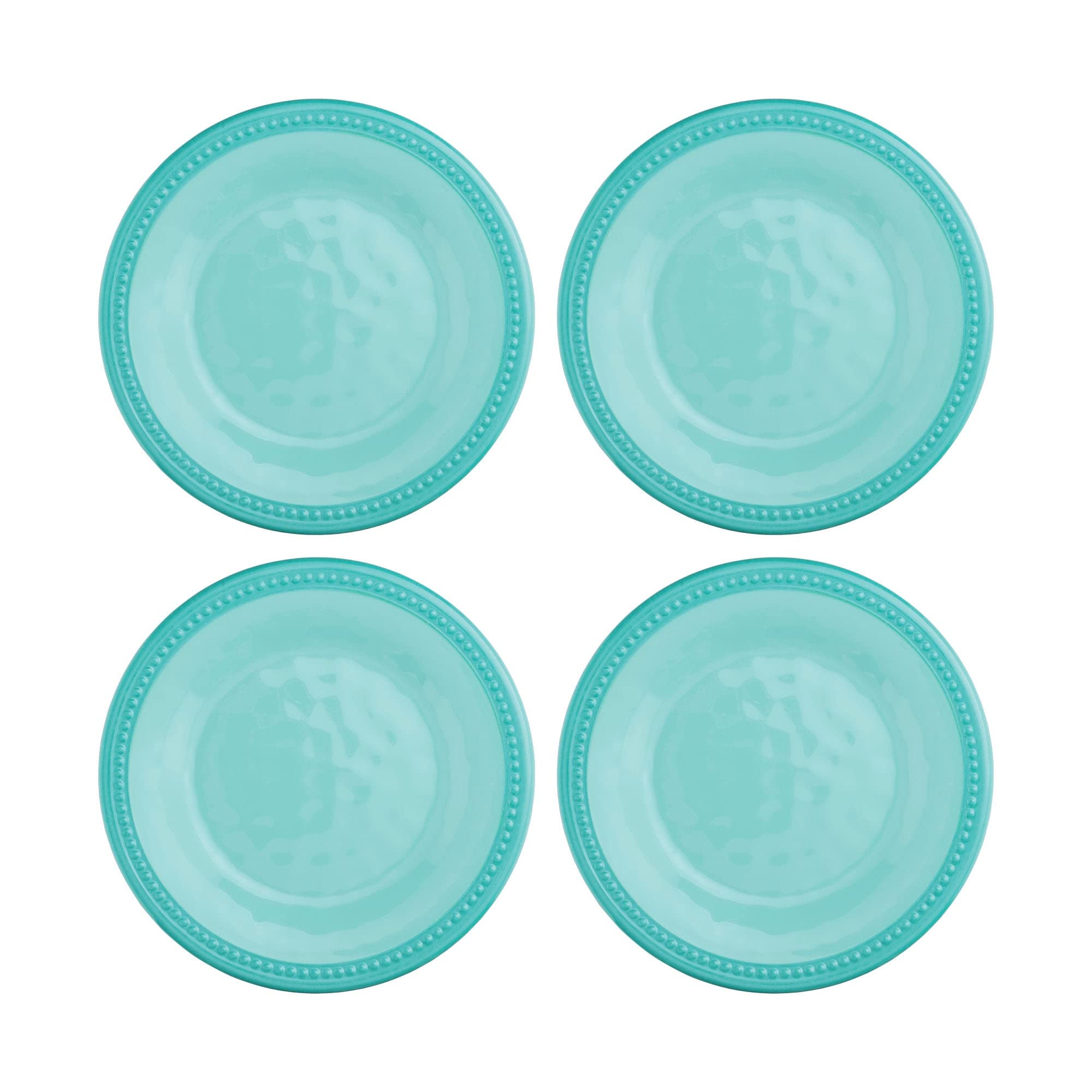 Snapklik.com : UP UPware Beaded Melamine Round Dessert Plates