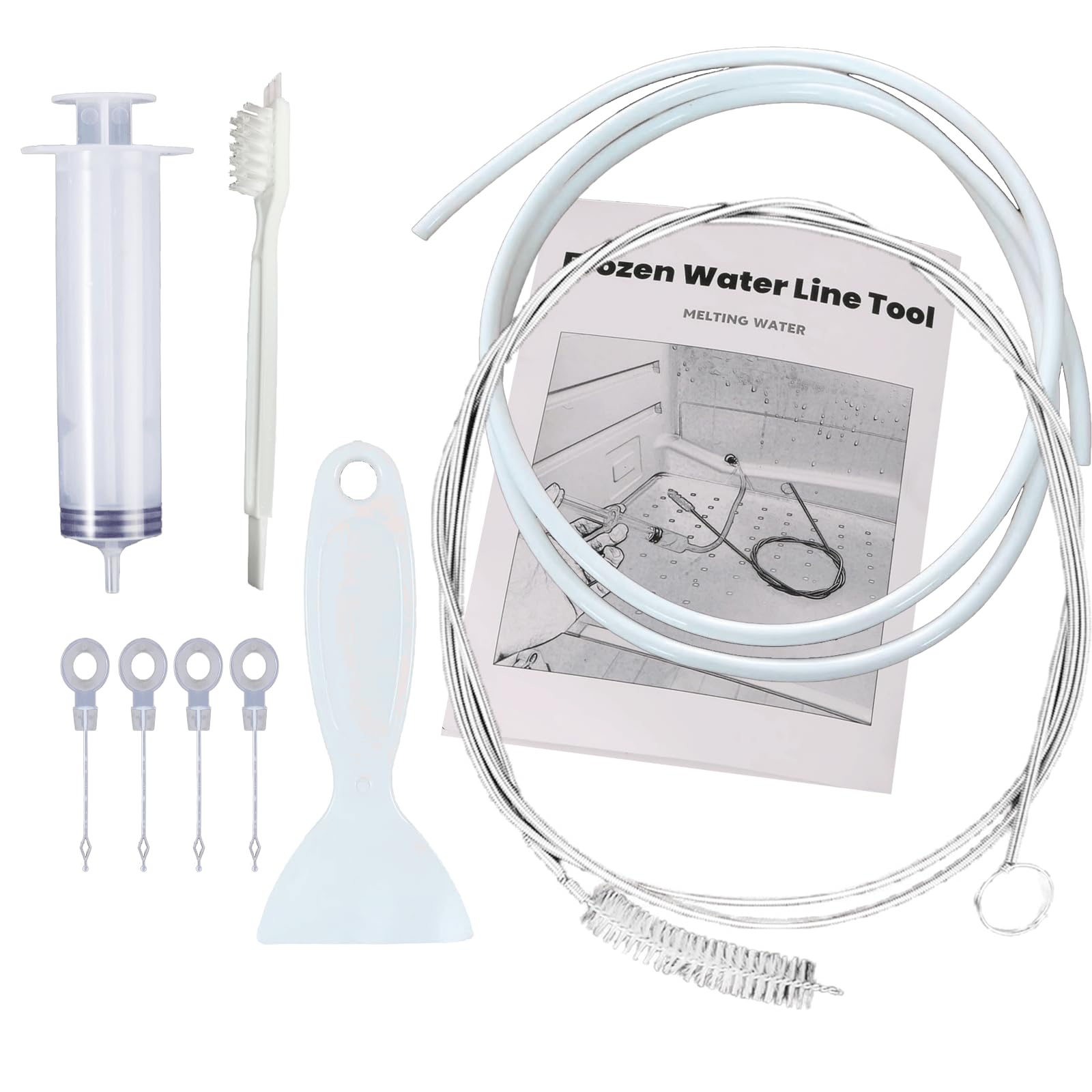 Amazon.com: 9 pcs Fridge Water Line Kit - Designed in United States ...