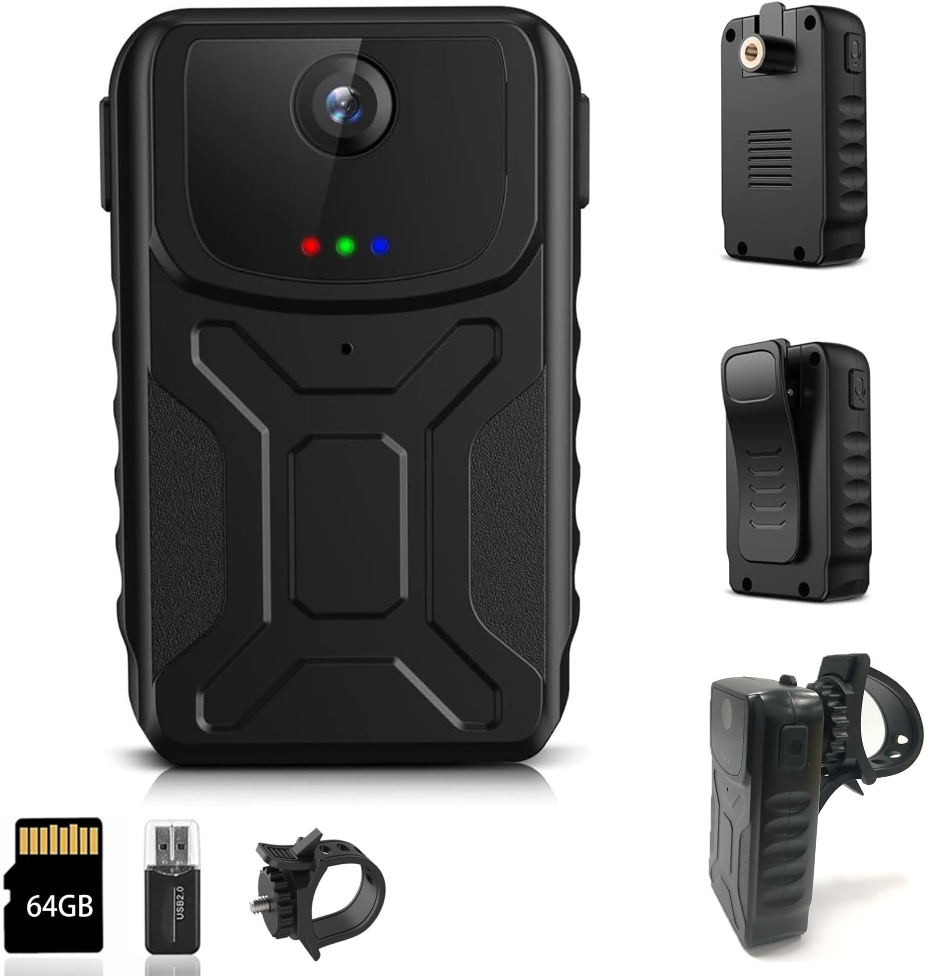 Amazon.com : Kltcriter Mini Body Camera 1080P FHD 130 Degree Wide Built ...