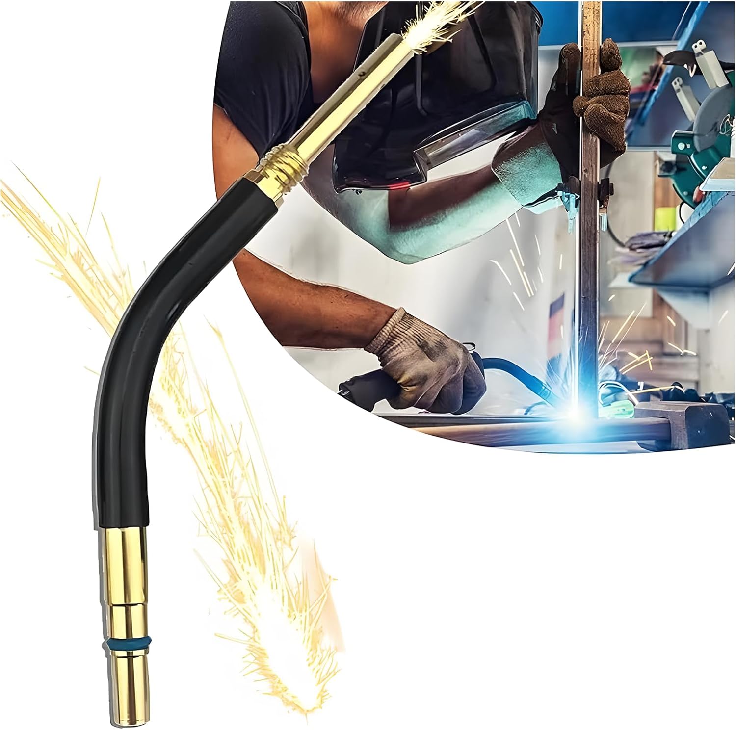 Welding Gun Bending Pipe Bending Rod, Upgraded Welding Gun Kit for ...