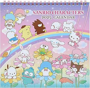 Amazon.com: Sanrio 452882 2025 Sanrio Characters Wall Calendar M ...