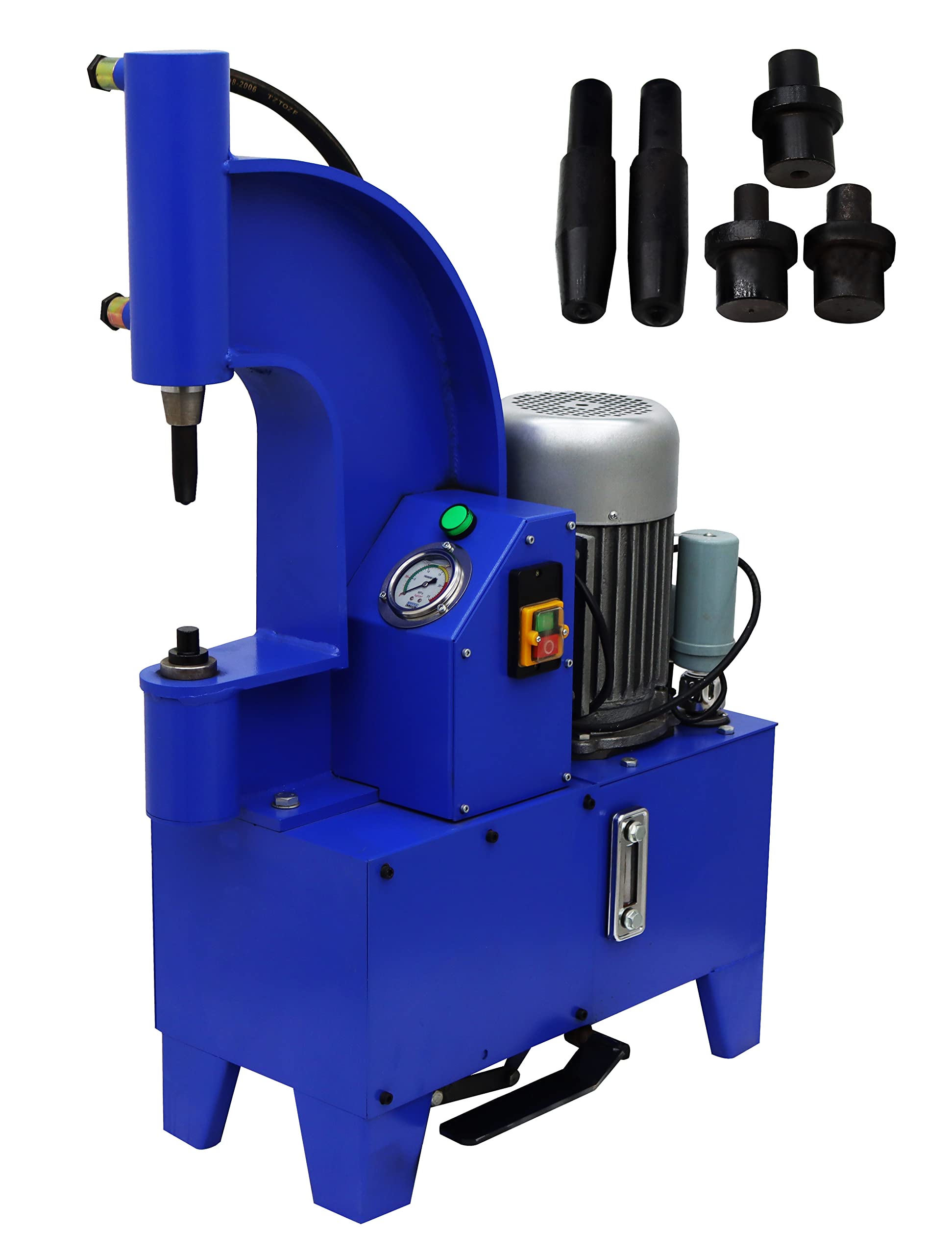 Amazon.com: TECHTONGDA Electric Riveting Machine Hydraulic Punch Press ...
