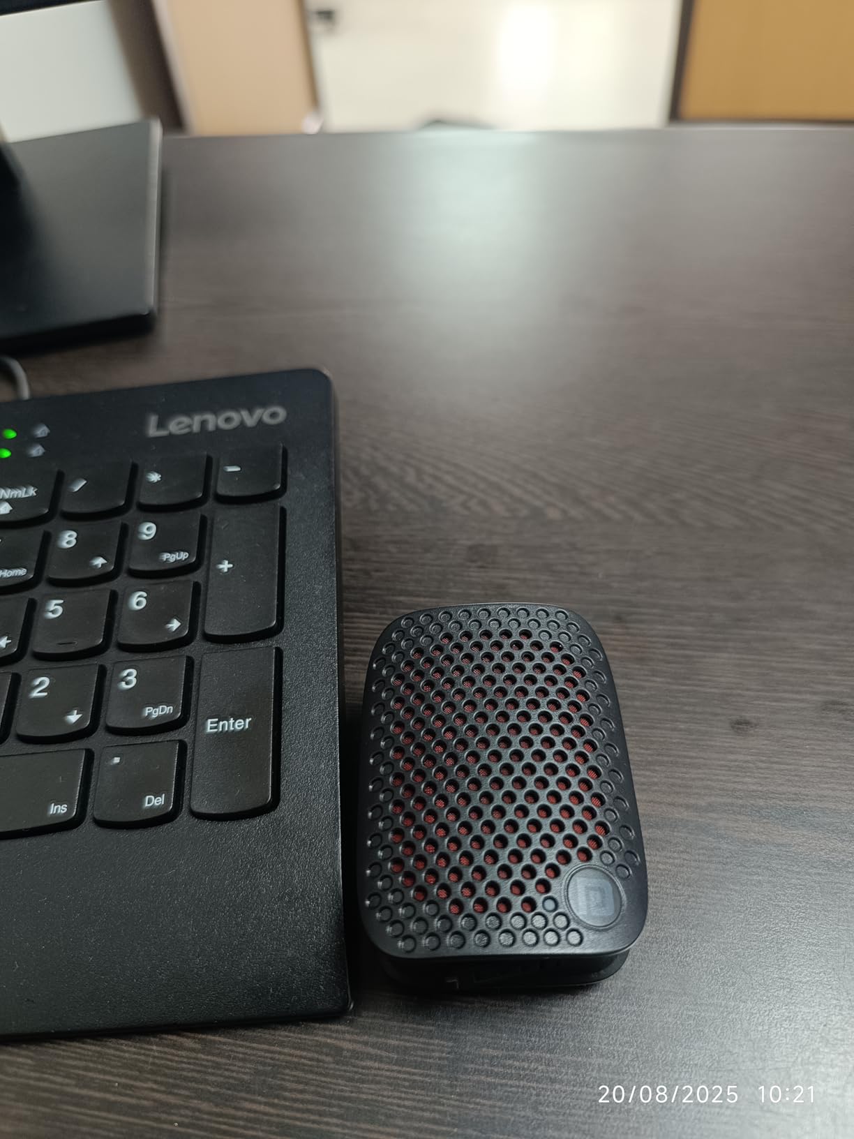 Portronics Talk Five 3W Wearable Bluetooth Speaker with Mic, Spring ...