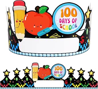 Amazon.com: WhatSign 100th Day of School 100 Days of School Paper ...