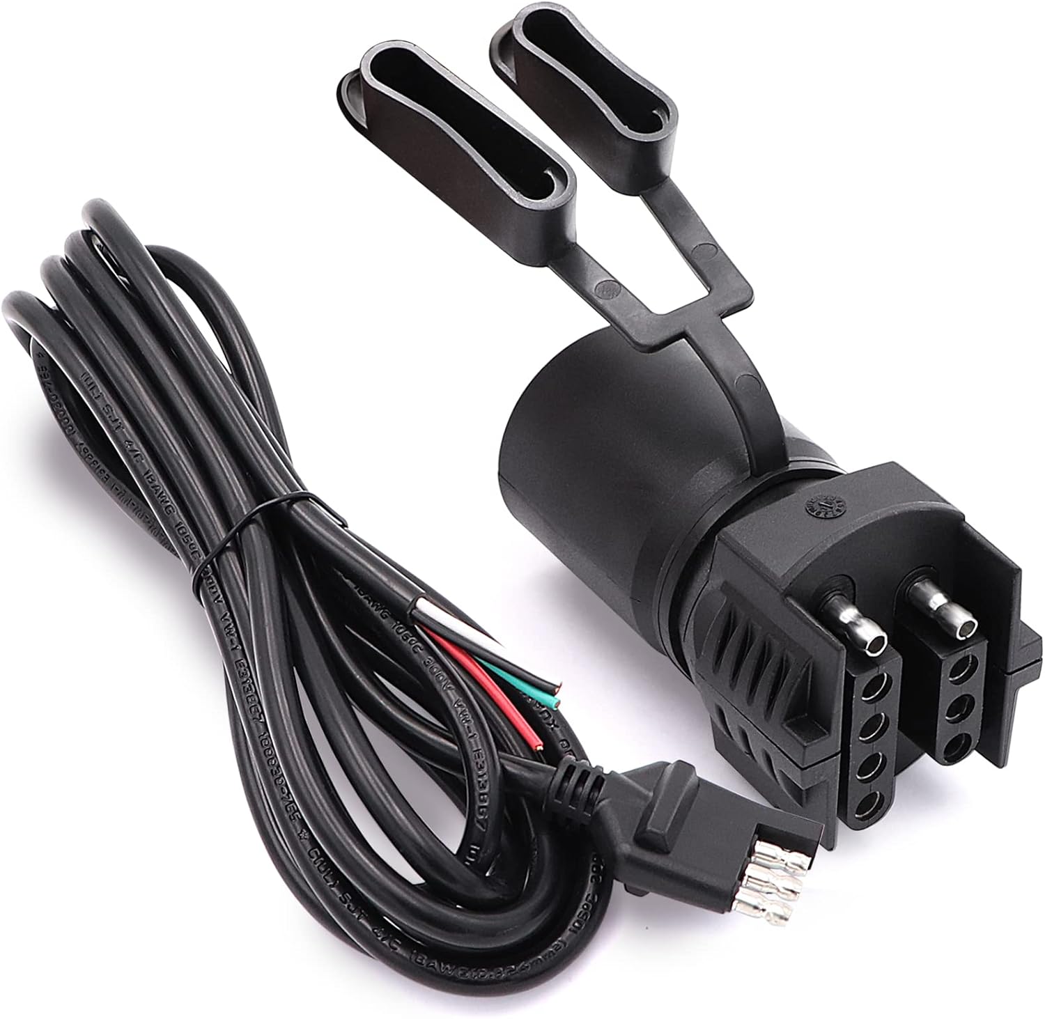 Amazon.com: Ingoulut 4 Way Flat Trailer Wiring Harness&Trailer Plug ...