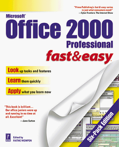 Amazon.com: Office 2000 Professional Fast & Easy: Six-Pack Edition ...