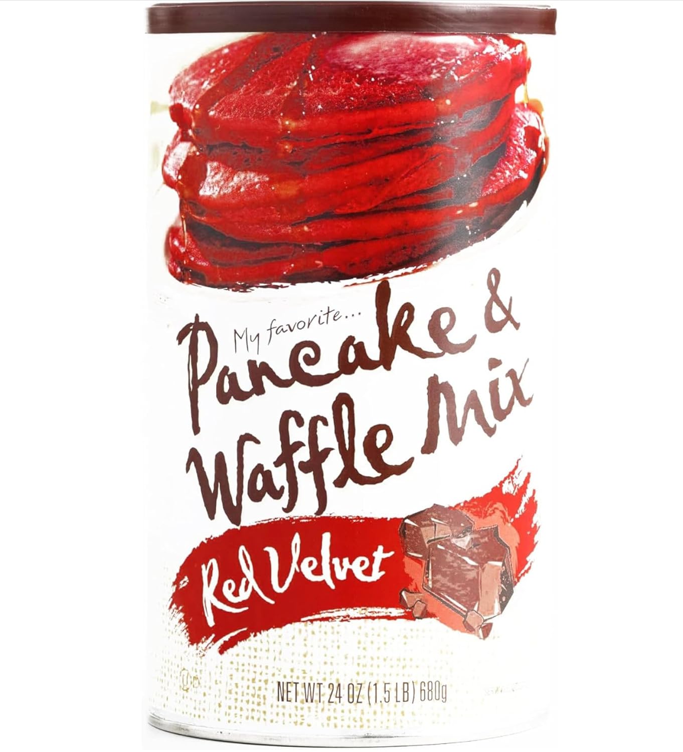 Amazon.com : My Favorite Red Velvet Pancake Mix 24 oz each (1 Item Per ...