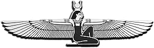 Amazon.com: Winged Isis Plastic Auto Emblem - [Silver][5 3/4'' x 2 ...