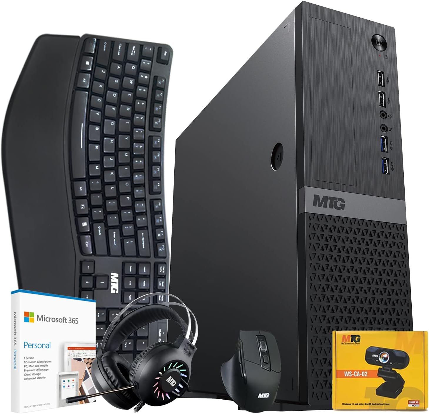Amazon.com: MTG Aurora Business Computer Desktop PC- Intel Core i5 8th ...