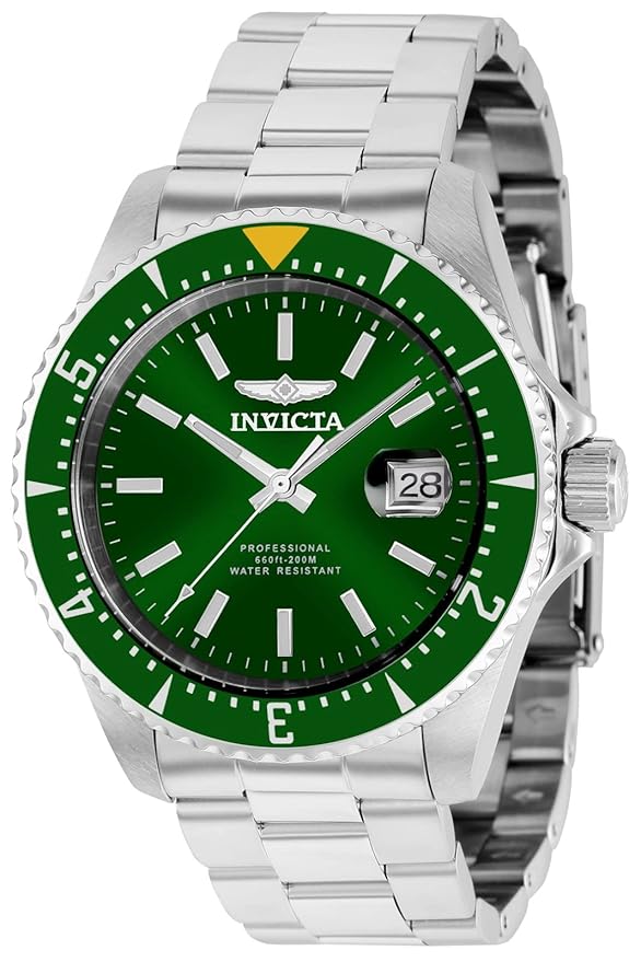 Invicta Pro Diver Automatic Green Dial Analog Watch - for Men 36782 ...